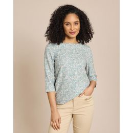 Helena Vera Lux Sweat Ottoman mit Millefleur Druck