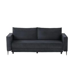 H&ouml;ffner Schlafsofa Teresina &brvbar; schwarz &brvbar; Ma&szlig;e (cm): B: 222 H: 93 T: 98.0 &raquo; H&ouml;ffner
