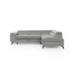 S-STYLE Ecksofa mit Schlaffunktion Bonnie grau Ma&szlig;e (cm): B: 275 H: 76 &raquo; H&ouml;ffner