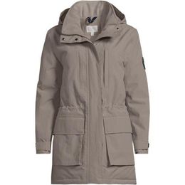 LANDS' END Wasserdichter Parka SQUALL, Damen,  Beige, Nylon, by Lands' End