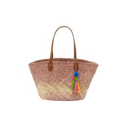 ebeeza Strandtasche Damen Gr&ouml;&szlig;e One Size elfenbein / braun / gr&uuml;n / mauve