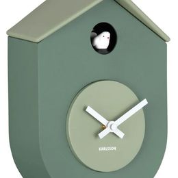Karlsson Wall Clock Junge Green ca. 17,5x33x9 cm