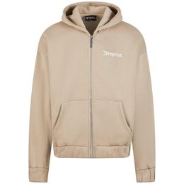 Dropsize Sweatjacke Herren Gr&ouml;&szlig;e XXL sand / wei&szlig;