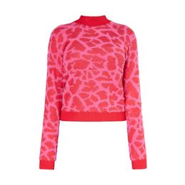 swirly Pullover Damen Gr&ouml;&szlig;e L pink / feuerrot