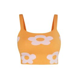 Swirly Top female Orange size XS