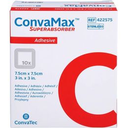 B2B Medical Convamax Superabsorber adh&auml;siv 7,5x7,5 cm 10 St