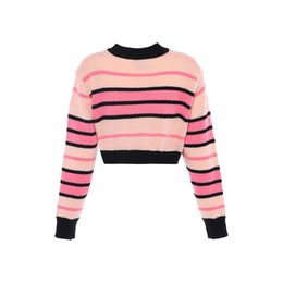 Libbi Pullover Damen Gr&ouml;&szlig;e XL/XXL pink / pastellpink / schwarz