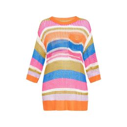 SANIKA Pullover 'Fashion Look' Damen Gr&ouml;&szlig;e XL blau / orange / pink / wei&szlig;