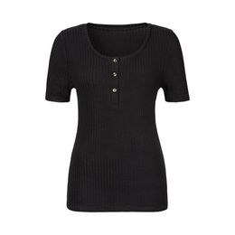 Lascana Shirt female Black size 32/34