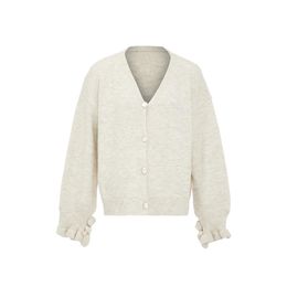 Aleva Knit Cardigan female Beige size XL/XXL