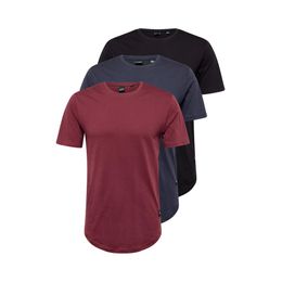 Only & Sons Only & Sons T-Shirt 'ONSMATT' Herren Gr&ouml;&szlig;e M marine / burgunder / schwarz