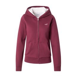 Hollister Zip-Up Hoodie 'NOV1' female Red size L