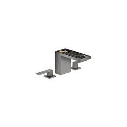 Hansgrohe 3-Loch-Waschtischarmatur 110 Axor MyEdition A 150mm, m Pus-Op-Abl, o Pl, pol. bla vc (47072330)