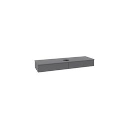 Villeroy & Boch V&B Waschtischunterschrank ohne Frontstruktur, mit Beleuchtung Antao 160x50cm, WBP-farbe Lac, Anthrac. m Lac ; Villeroy & Boch (L14010GK)