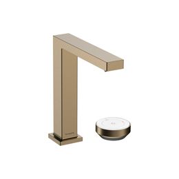 Hansgrohe 2-Loch-Waschtischarmatur Tecturis E m Abl.garn, CoolStart, brushed bronze (73053140)