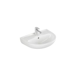 Villeroy & Boch V&B Waschbecken Newo 55x43,5cm, we, ov., 1 Hahnl., m &Uuml;berlauf ; Villeroy & Boch (4A915501)