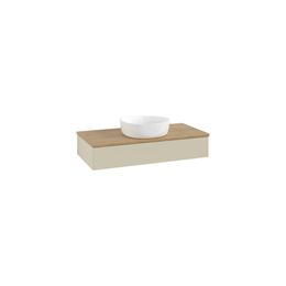 Villeroy & Boch V&B Waschtischunterschrank ohne Frontstruktur Antao 100x19x50cm, WBP hon. Oa, si Gr m Lac ; Villeroy & Boch (K09011HJ)
