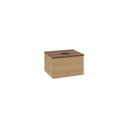 Villeroy & Boch V&B Waschtischunterschrank mit Frontstruktur Antao 60x36x50cm, HL, WBP w. wal, hon. Oa ; Villeroy & Boch (K29152HN)