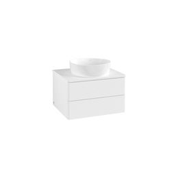 Villeroy & Boch V&B Waschtischunterschrank mit Frontstruktur -Beleuchtung Antao 60x36x50cm, WBP-farbe Lac, wh. m lacquer ; Villeroy & Boch (L18110MT)