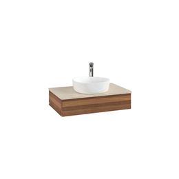Villeroy & Boch V&B Waschtischunterschrank ohne Frontstruktur -Beleuchtung Antao 80x19x50cm, HL, WBP-farbe botti., w. wal ; Villeroy & Boch (L08053HM)