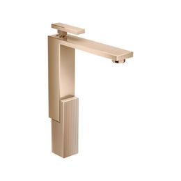 Hansgrohe Waschtisch-Einhebelmischer 280 Axor Edge Ausl. 180mm, Diamantschl., pol. red gold (46031300)
