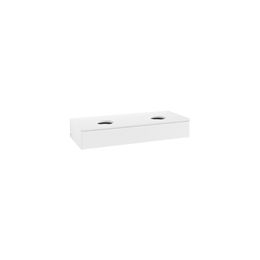 Villeroy & Boch V&B Waschtischunterschrank mit Frontstruktur, mit Beleuchtung Antao 120x19x50cm, WBP-farbe Lac, wh. m Lac ; Villeroy & Boch (L13110MT)