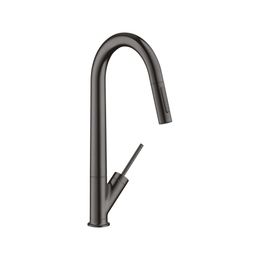 Hansgrohe Sp&uuml;ltisch-Einhebelmischer 270 Axor Starck mit Ausziehbrause, brushed black chrome (10821340)