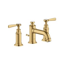 Hansgrohe 3-Loch-Waschtischarmatur 30 Axor Montreux A 143mm, m H-Gr, ZugstAblGar, b gol opt (16535250)