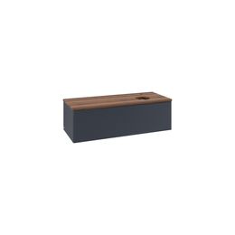 Villeroy & Boch V&B Waschtischunterschrank mit Frontstruktur, mit Beleuchtung Antao 120x36x50cm, HL, WBP w wal, md bl. m Lac ; Villeroy & Boch (L34152HG)