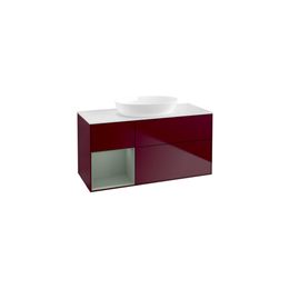 Villeroy & Boch V&B Waschtischunterschrank Finion 120cm, Pl wh. m, Reg Oli. m Lac, Peo m ; Villeroy & Boch (FA61GMHB)