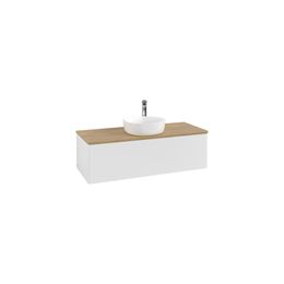Villeroy & Boch V&B Waschtischunterschrank mit Frontstruktur Antao 120x36x50cm, HL, WBP hon. Oa, g wh. Lac ; Villeroy & Boch (K32151GF)