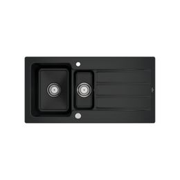 Villeroy & Boch V&B Sp&uuml;le Architectura 60 XR m Abl.garn, rd m Exzenter, pure black ; Villeroy & Boch (336502R7)