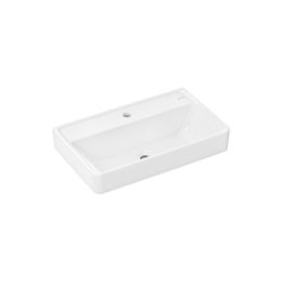 Hansgrohe Waschtisch Xanuia Q Compact 650x390mm, m HL/&Uuml;L, SmartClean, wei&szlig; (61130450)