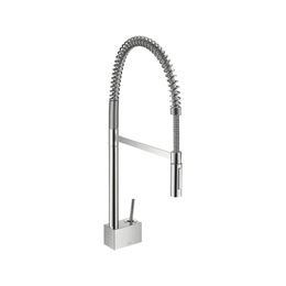 Hansgrohe Sp&uuml;ltisch-Einhebelmischer 240 Axor Starck SemiPr schwenkb. Ausl. 360Gr, pol. black chrome (10820330)