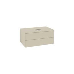 Villeroy & Boch V&B Waschtischunterschrank ohne Frontstruktur -Beleuchtung Antao 80x36x50cm, WBP-farbe Lac, si Gr m Lac ; Villeroy & Boch (L19010HJ)