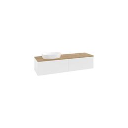 Villeroy & Boch V&B Waschtischunterschrank ohne Frontstruktur Antao 160x50cm, WBP-farbe hon. Oa, wh. m Lac ; Villeroy & Boch (K37011MT)
