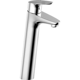 Bravat Palma Waschtischarmatur 3516212 mit hohem Auslauf, hoch, mit Klick-Ablauf, chrom