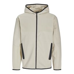 Jack & Jones JACK & JONES Sweatjacke 'JCOFusion' Herren Gr&ouml;&szlig;e XS creme