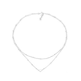 Elli Choker 'Herz' Damen Gr&ouml;&szlig;e 36 silber