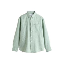 next Button Up Shirt male Green size XL