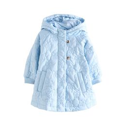next Winter Jacket girl Blue size 9-12 mths