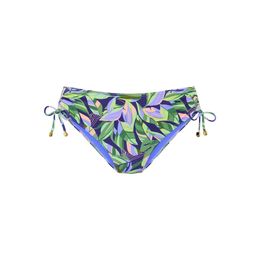 s.Oliver Bikinihose Damen Gr&ouml;&szlig;e S indigo / gr&uuml;n / lavendel / pfirsich