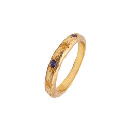 Haze&Glory Haze&Glory Ring 'Starlover' Damen Gr&ouml;&szlig;e 50 indigo / gold