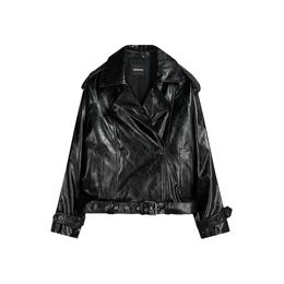 Bershka Between-Season Jacket female Black size S