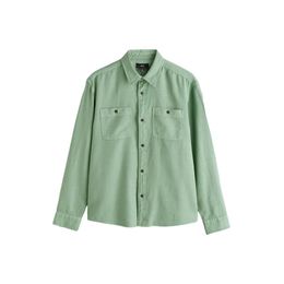 next Button Up Shirt male Green size 5XL