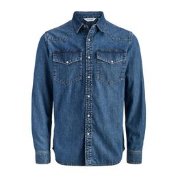 Jack & Jones JACK & JONES Hemd 'JJEWESTERN' Herren Gr&ouml;&szlig;e XL blue denim