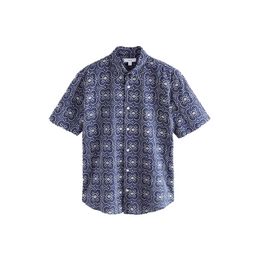 next Button Up Shirt male Blue size 5XL
