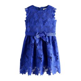 next Kleid M&auml;dchen Gr&ouml;&szlig;e 128 kobaltblau