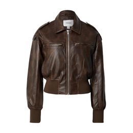 Topshop Between-Season Jacket 'ASTA' female Brown size S