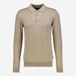 Matinique Beigefarbener Klint Pullover mit Polokragen